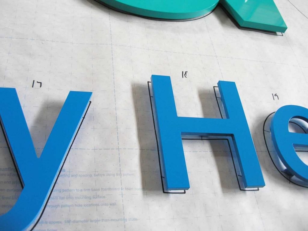 Dimensional Letters – Carson Park Design